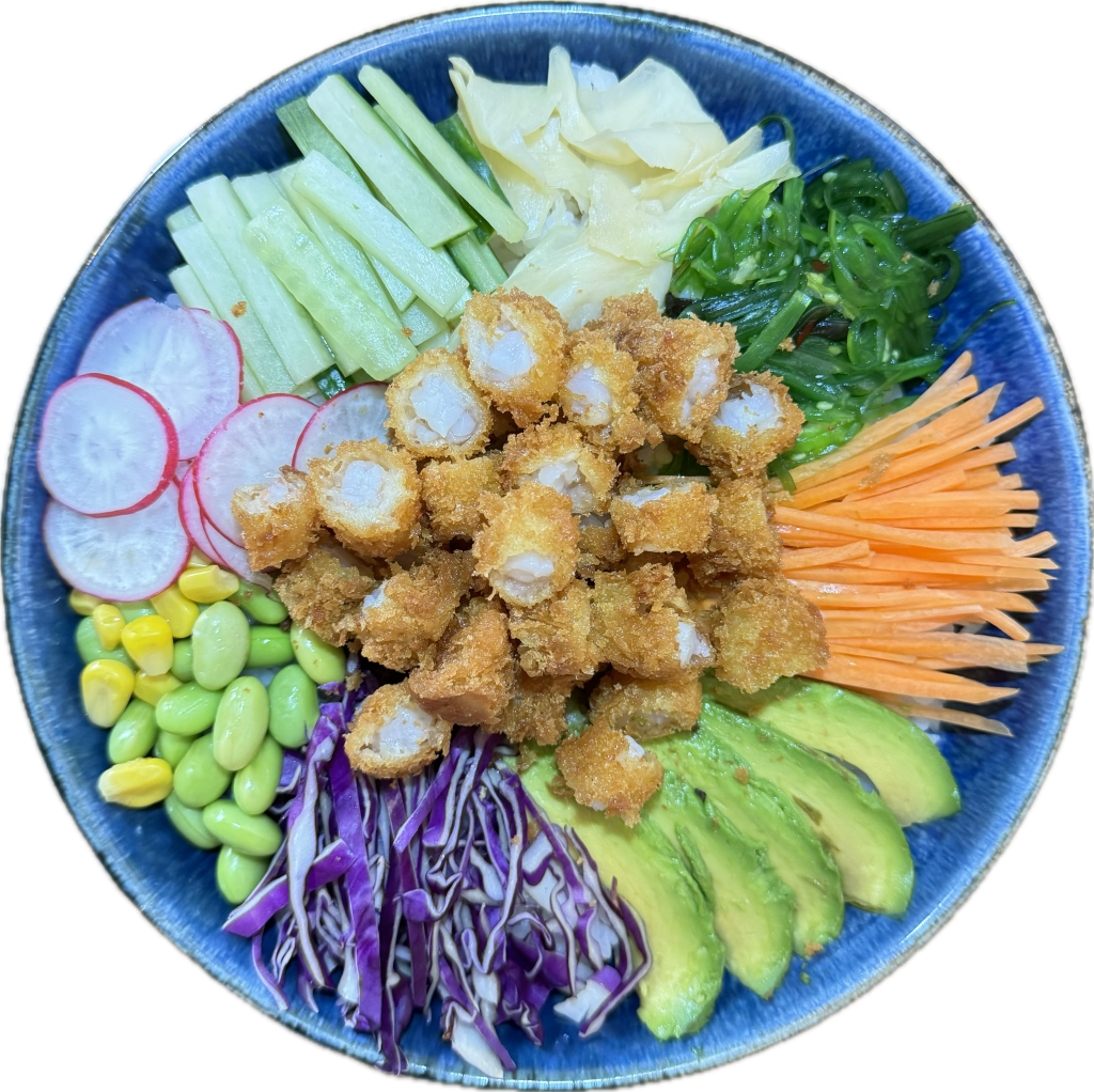 78. Dybstegt reje poke - MR Fish Sushi Restaurant