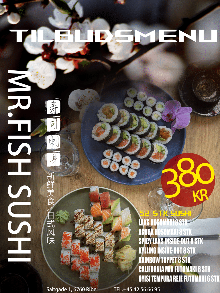 Tilbudsmenu - MR Fish Sushi Restaurant